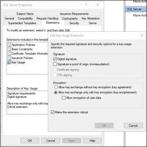 How to issue SSL certificate and configure Microsoft SQL Server to use ...